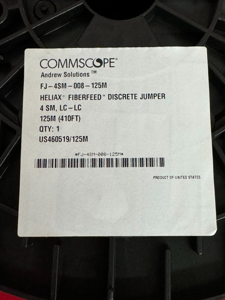 COMMSCOPE FJ-4SM-008-125M FIBER CABLE ASSEMBLY | eBay