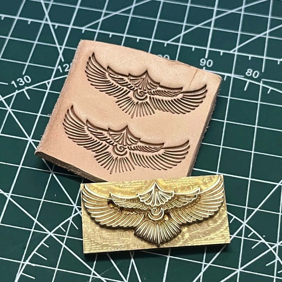 Custom Brass Leather Stamp Hot Foil Branding Mold Logo Embossing Heat ...
