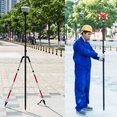 NEW Thumb Release Bipod carbon fibre survey poles GPS. with Prism GPS ...