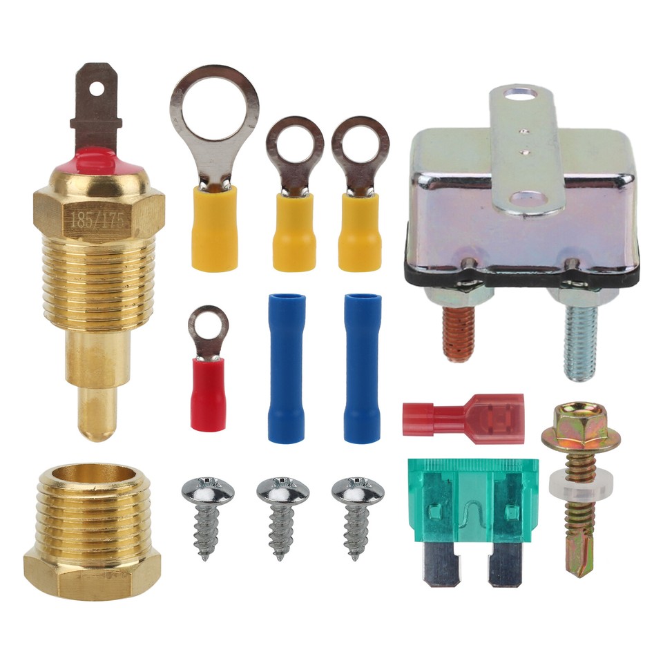 3/8" 175~185 Radiator Engine Fan Thermostat Temperature Relay Switch ...
