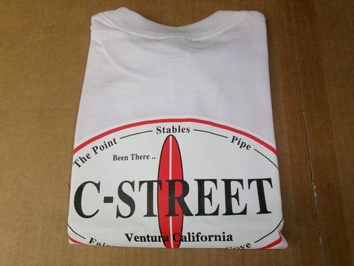 C - STREET SURF BREAKS VENTURA , CALIFORNIA CLOSE OUT SALE T-SHIRTS ...