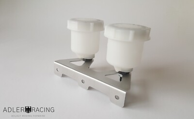 Aluminium Twin bracket and brake fluid reservoir pots - Race car ...