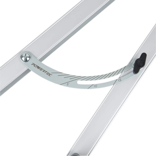 POWERTEC Table Saw Taper Jig 24" Rails Aluminum Extrusion Laser Etched ...