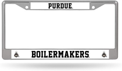 Purdue University Boilermakers Premium Metal License Plate Frame Chrome ...