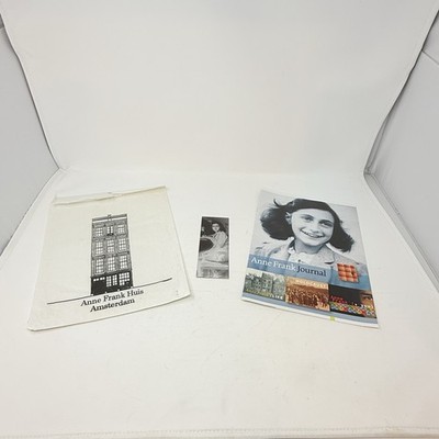 Anne Frank House Museum Memorabilia Lot Tote Bag Journal Bookmark 2005 ...