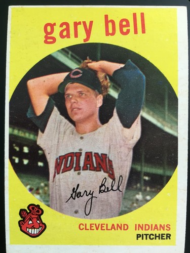 1959 Topps #327 GARY BELL Cleveland Indians MLB Baseball Card EX+ | eBay