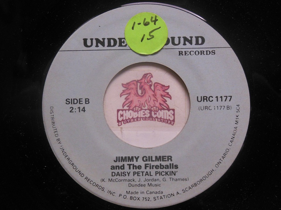Jimmy Gilmer & The Fireballs – Sugar Shack / Daisy Petal Pickin', 45 ...