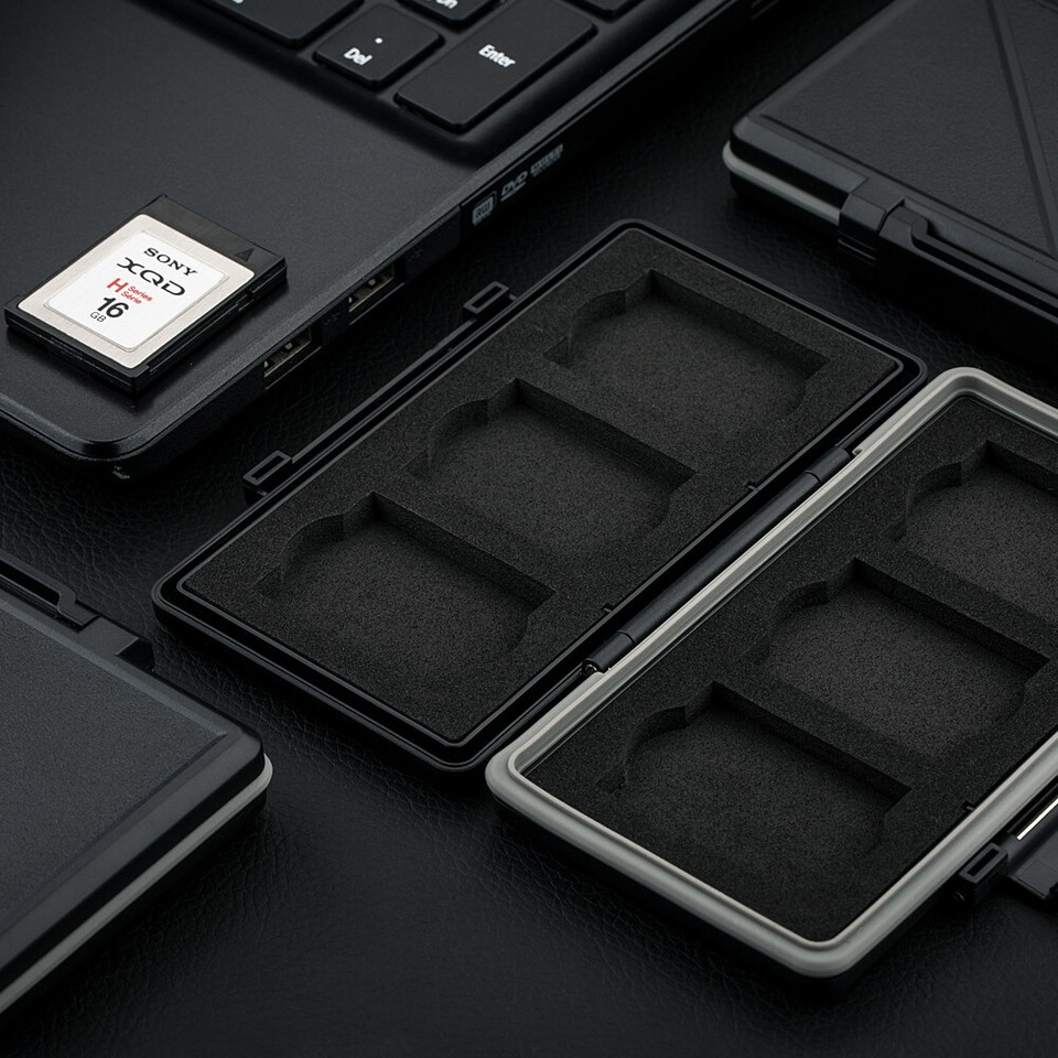 6 Slots Memory Card Case XQD CFexpress Type B Card for Nikon D850 D500 ...