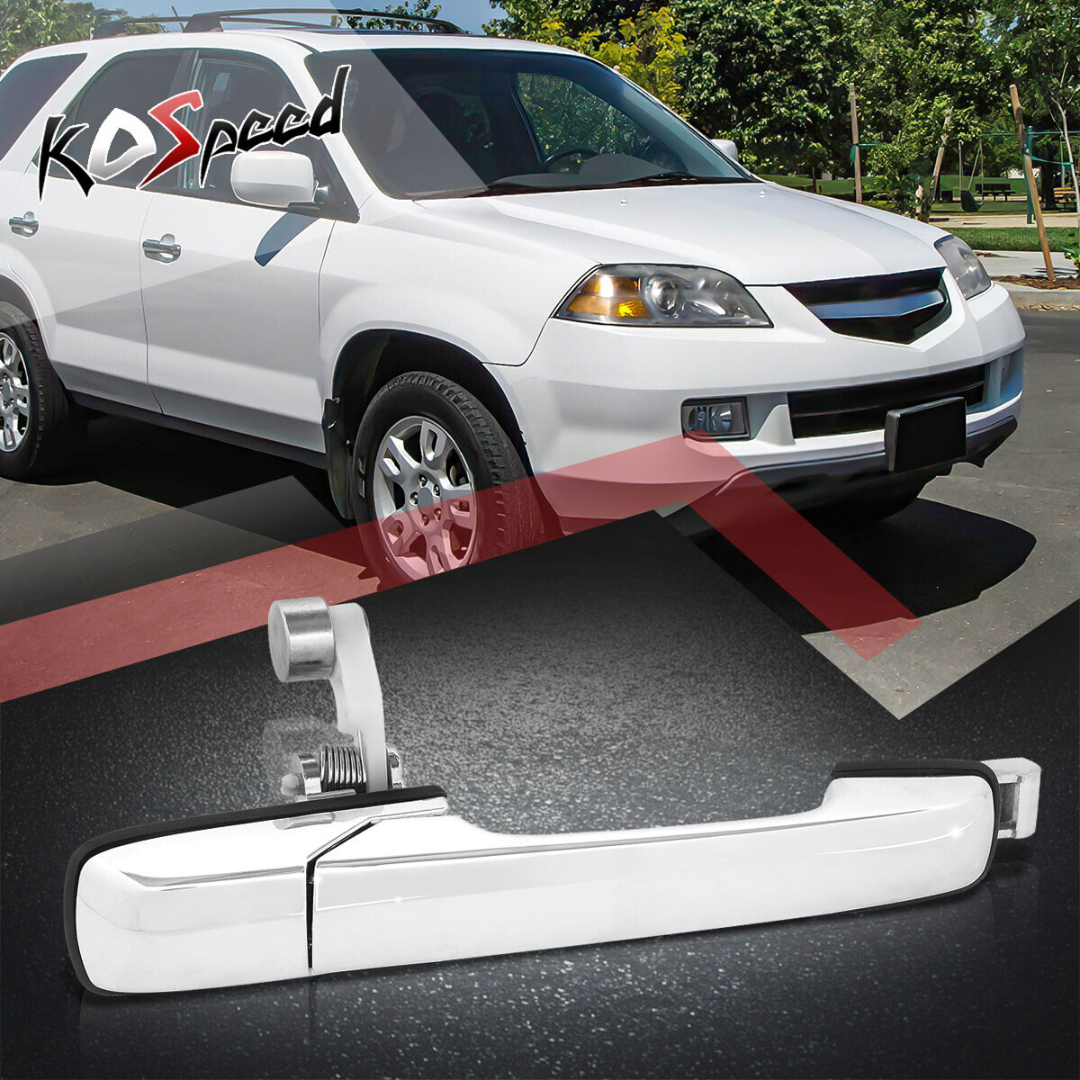 Chrome Rear Right Passenger Side Outer Door Pull Handle for Acura MDX ...