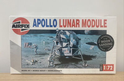 1/72 Airfix Apollo Lunar Module Moon Landing Plastic Model Kit #03013 ...