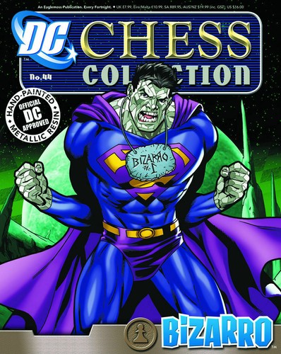 DC COMICS DC CHESS FIGURE BIZZARO #44 in BOX & MAGAZINE EAGLEMOSS ...