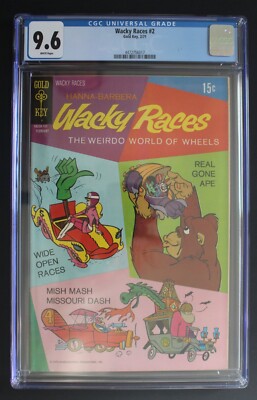WACKY RACES #2 Hanna-Barbera Gold Key 1971 Ant Hill Mob Pitstop Muttley ...