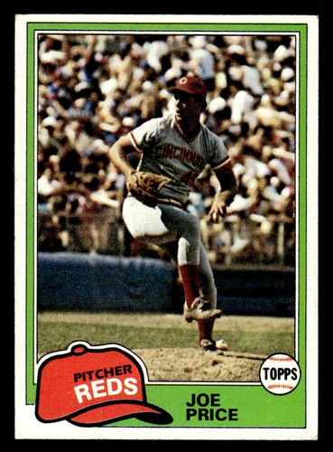 1981 Topps #258 Joe Price Rookie Card Cincinnati Reds | eBay