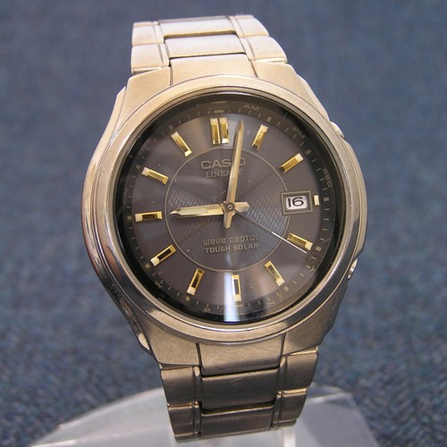 [Japan Exclusive!] CASIO LINEAGE LIW-110T Retro Titanium Solar Watch ...