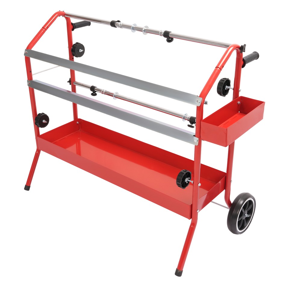 Mobile 36" Multi-Roll Masking Paper Machine W/ Storage Trays Auto Body ...