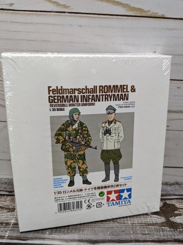 Tamiya Rommel & German Infantryman Winter Soldier Model Kit Figure Set ...