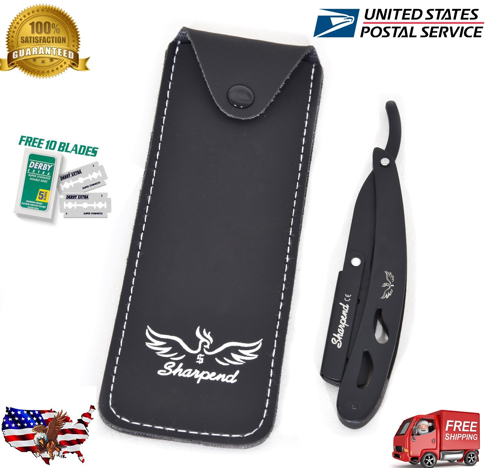 BARBER STRAIGHT CUT THROAT SALON SHAVING RAZOR SHAVE RASOI RASOIRS ...