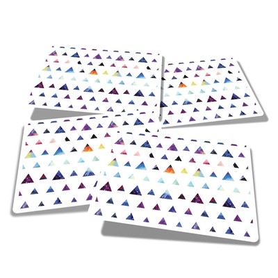 4x Vinyl Stickers Modern Triangle Mountains Ski Snowboard #170683 | eBay