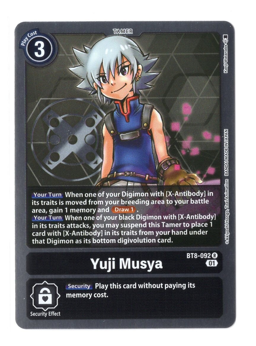 Digimon Card - (NM) Yuji Musya BT8-092 Foil Rare - Bandai | eBay
