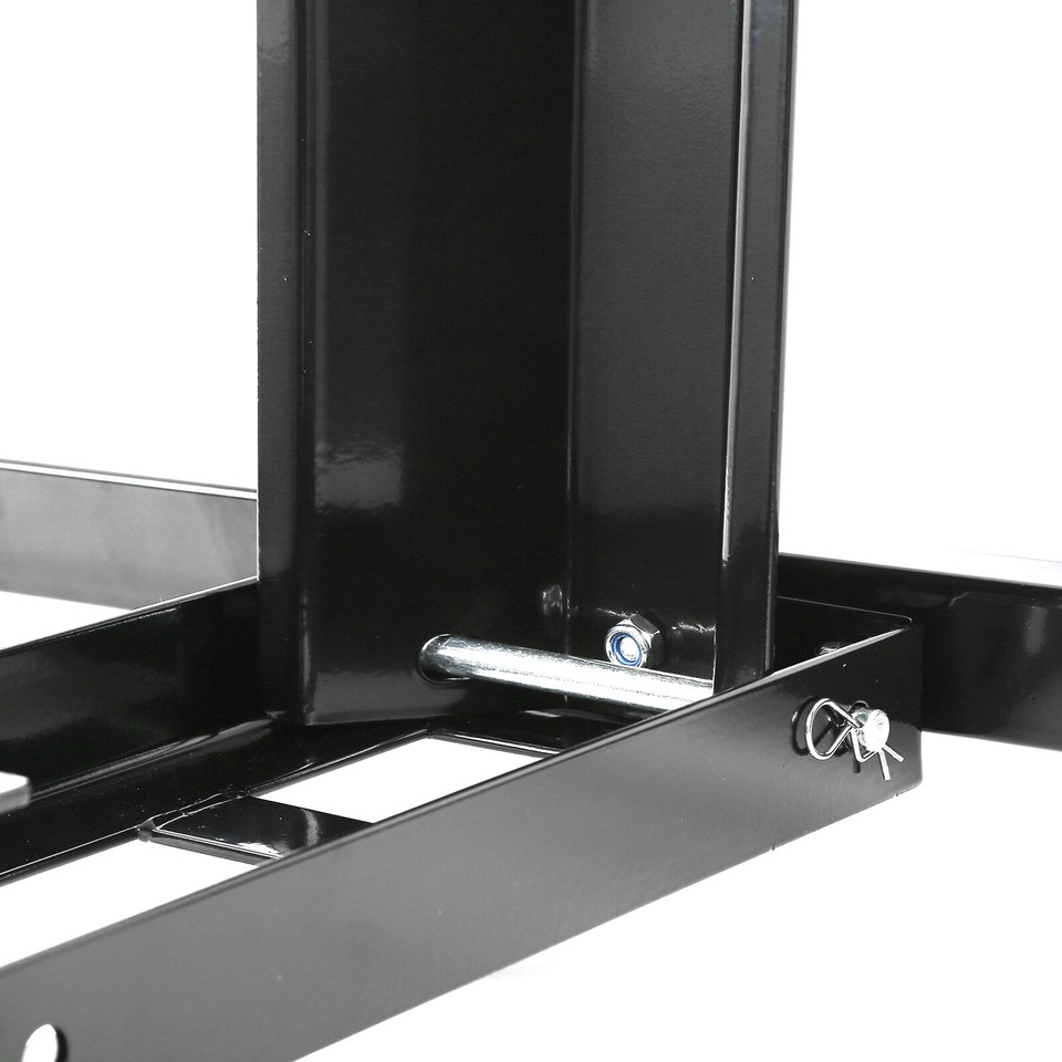 Adjustable 3"- 5" Wide Motorcycle Wheel Chock, Front and Rear Upright ...