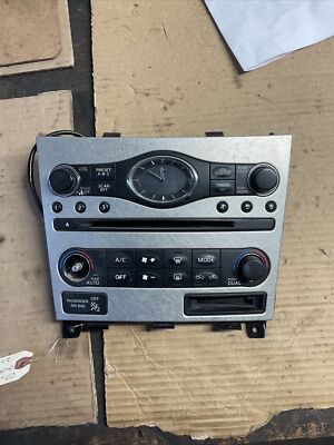 07-08 Infiniti G35 Sedan AC Radio Control Panel Preset Switch 25391 ...