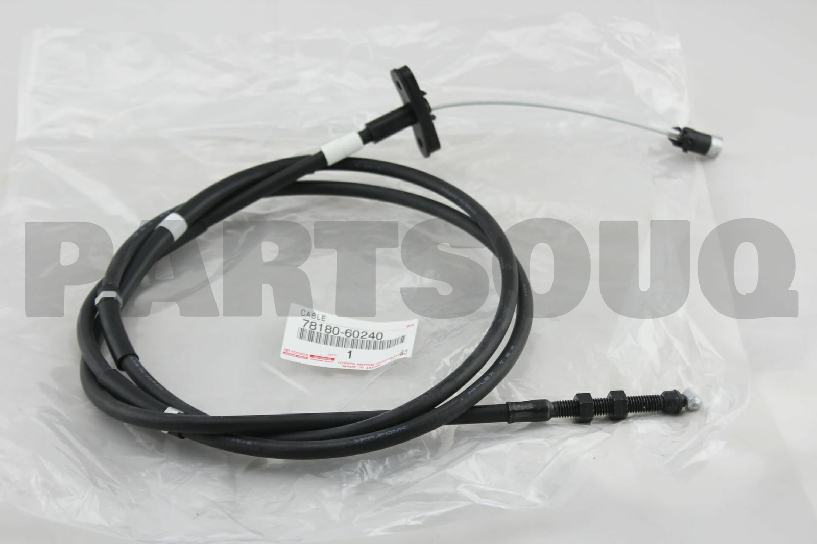 7818060240 Genuine Toyota CABLE ASSY, ACCELERATOR CONTROL 78180-60240 ...