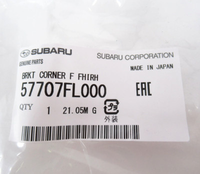 Genuine OEM Subaru 57707FL000 Passenger RH Front Bumper Retainer 18-21 ...