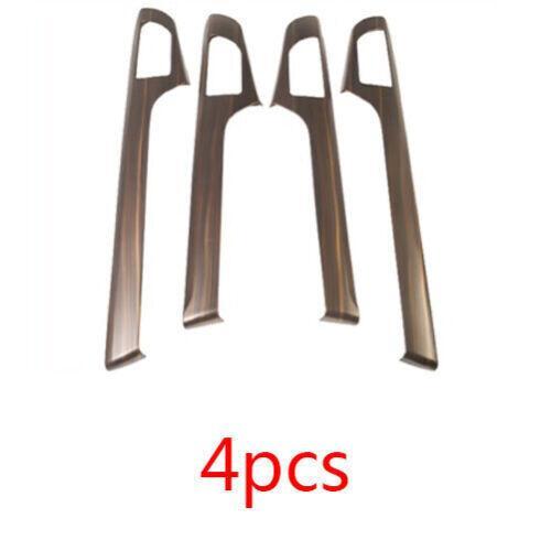 For Toyota Highlander 2020-2024 Peach Wood Inner Door Panel Strip Cover ...