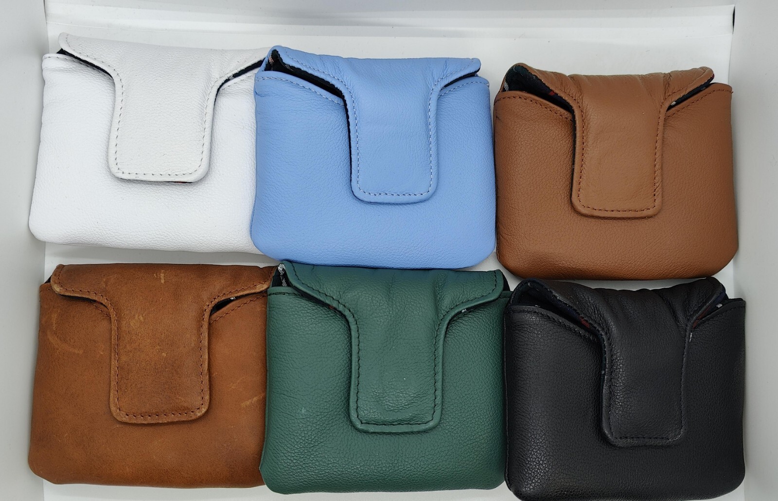 Winston Collection Leather Mystery Logo Golf Mallet Putter Head Cover ...