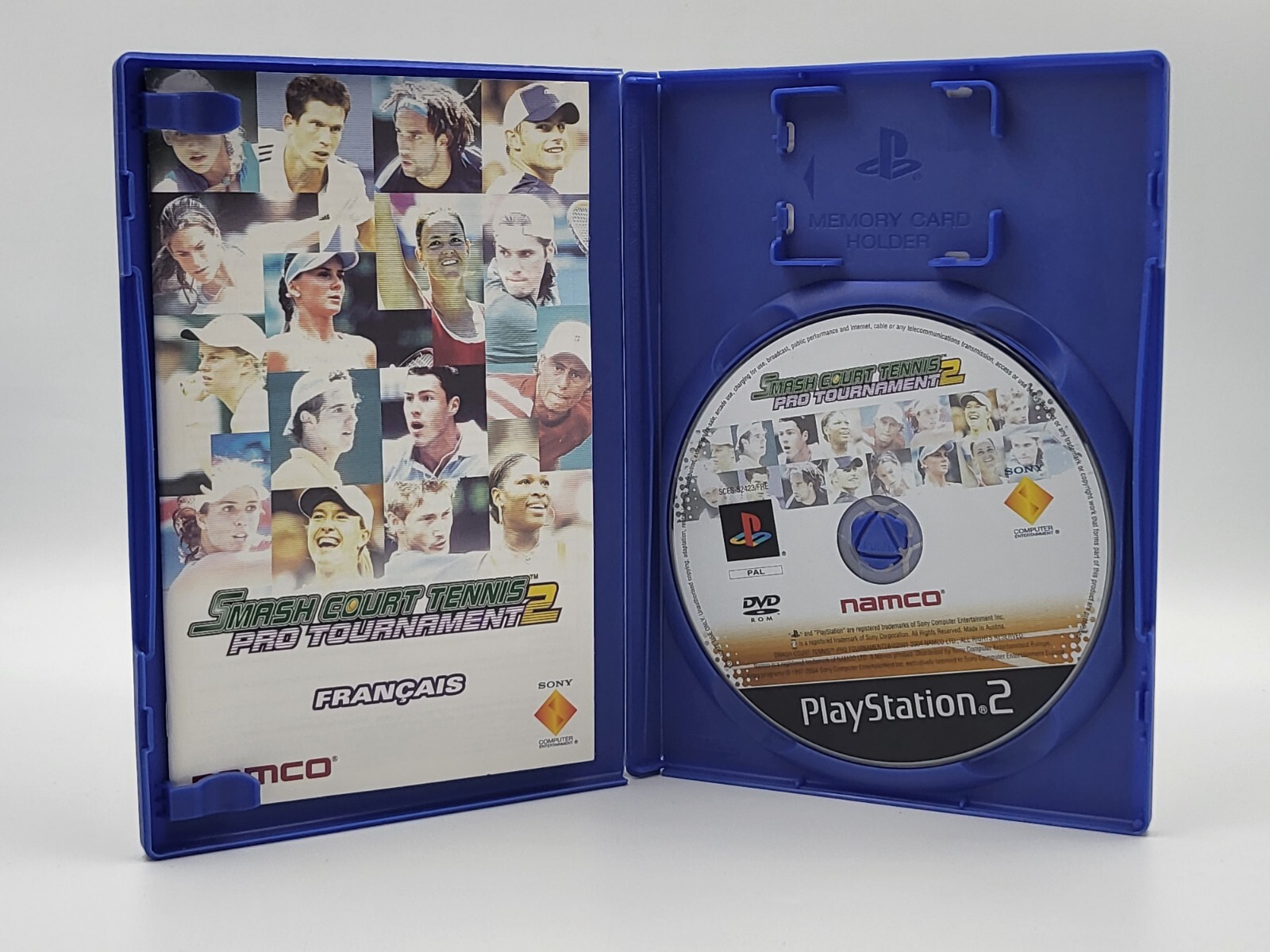 Game sony PLAYSTATION 2 Smash Court Tennis pro Tournament 2 Complete ...