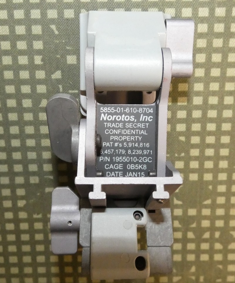 Original USGI Norotos NVG Rhino II ACH Mount 5855-01-610-8704 Grey ...