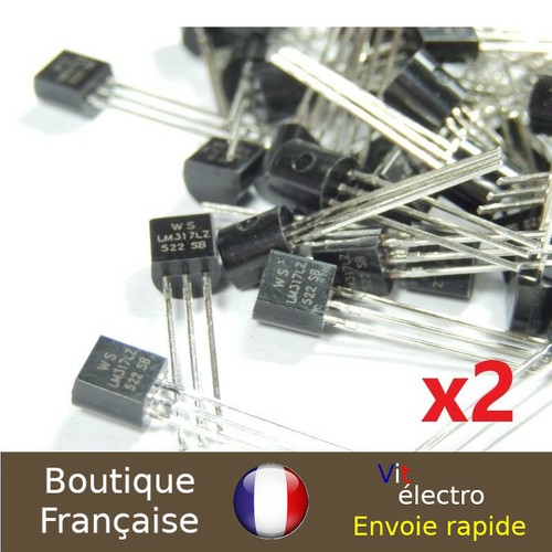 X2 Pieces LM317LZ - Régulateur de tension ( LM317 TO92 ) 6008Z | eBay