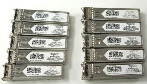Lot De 10 Alcatel-Lucent 1AB187280063 1000BASE-SX 850nm SFP Transceiver ...
