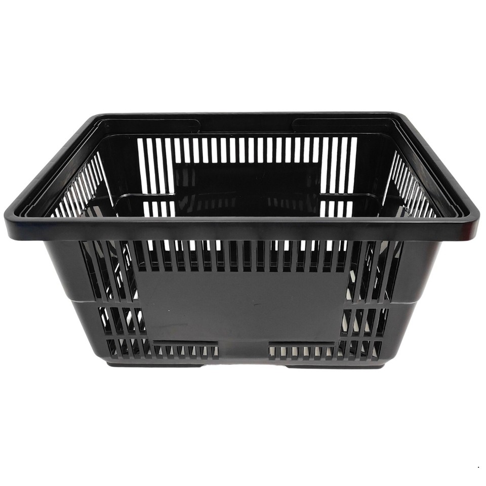 Retail Shop Supermarkets Stacking Shopping Baskets Metal Plastic Retail ...
