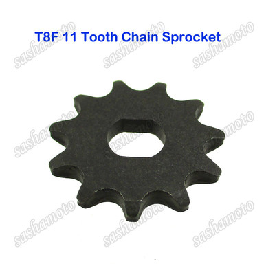 Electric Scooter T8F Chain 11 Tooth Sprocket Motor Engine Pinion Gear ...