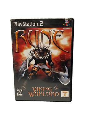 Rune Viking Warlord PS2 Sony PlayStation 2 2001 Video Game 710425270789 ...
