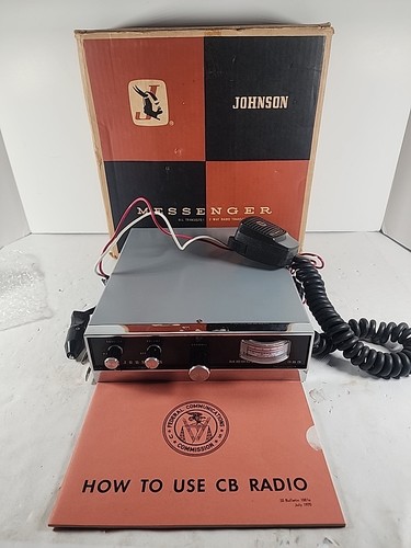 Vtg Johnson Messenger III CB Radio All-Transistor 11 Channel Original ...