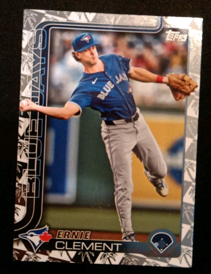 Ernie Clement 2025 Topps Series 1 Spring Training Foil #319 - Toronto ...