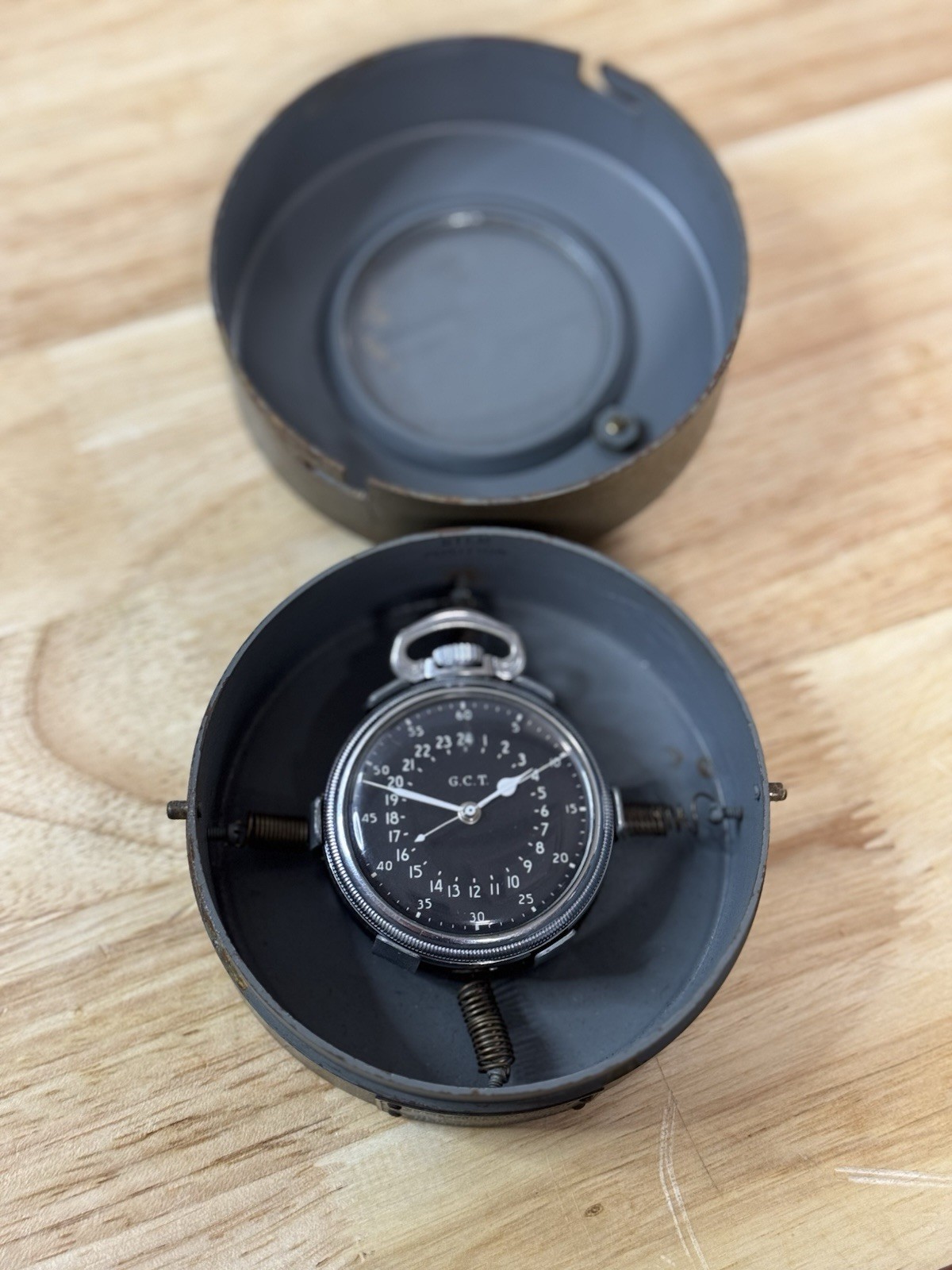 U.S. Army Hamilton 4992B 22J GCT Navigation 24 Hour Watch Shock Proof ...