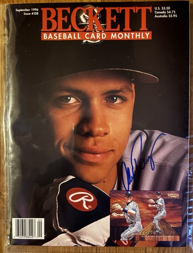 Alex Rodriguez Autographed Beckett Magazine Seattle Mariners w/ bonus ...