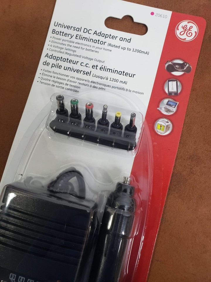 Universal dc car power adapter 3V 6V 9V 12V 1200mA With 6 Tips | eBay