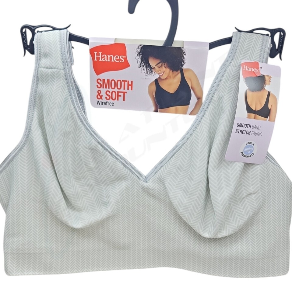 Hanes Signature Soft & Smooth Comfort Evolution Wireless Unlined Bra ...