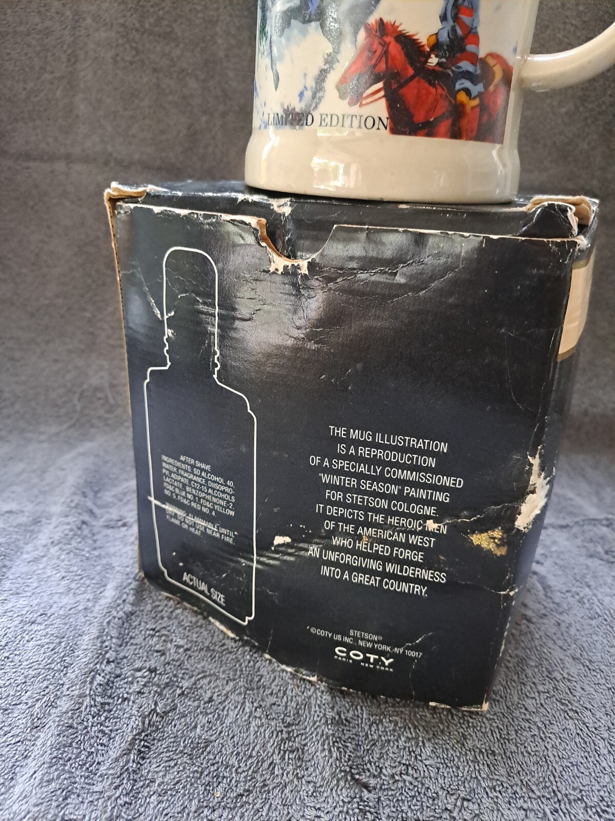 Stetson Ceramic Cowboys Collectors Beer Stein Mug Limited Edition ...