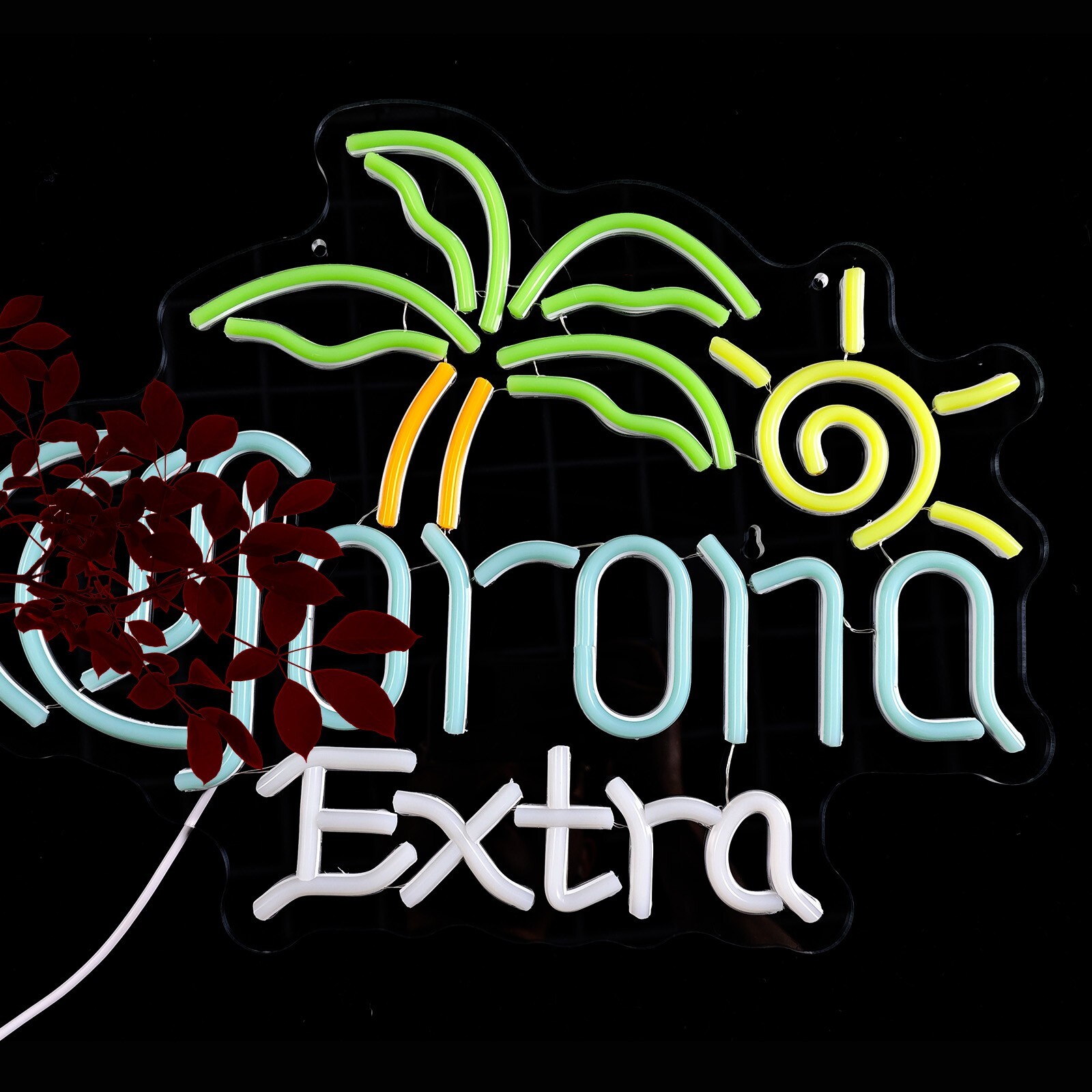 Corona Extra Beer Palm Tree LED Neon Light Sign Lamp Bar Wall Decor 12 ...