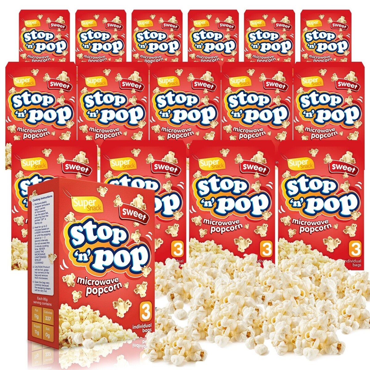 Butter Popcorn Eazy Pop Magicorn Salted Microwave Popcorn 85g | BB ...