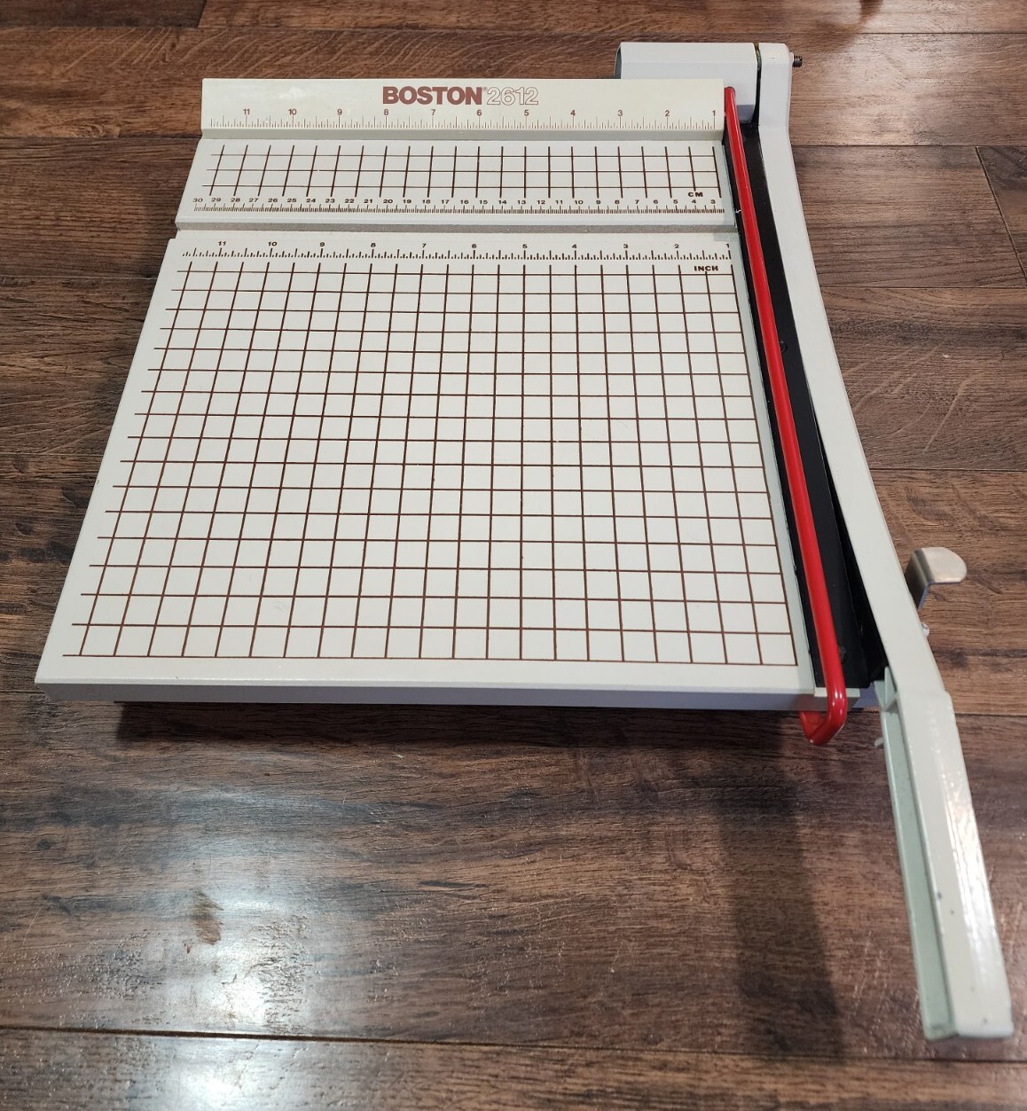 VINTAGE BOSTON 2612 PAPER CUTTER TRIMMER HEAVY DUTY, Very Nice | eBay
