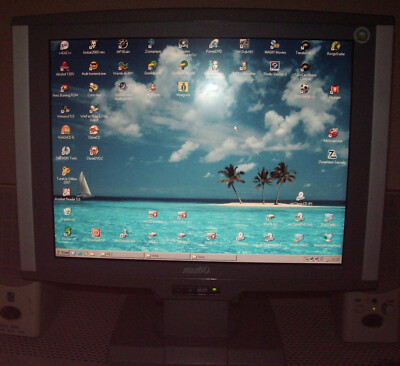 Monitor günstig für E-Smog-Sensible User von MultiQ MQ156E LCD 15“ Zoll ...