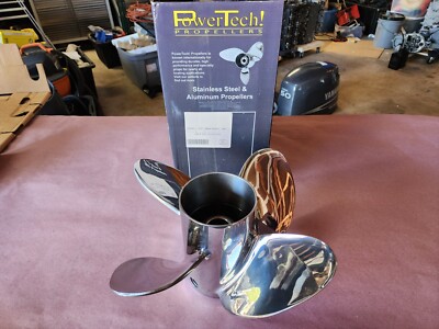 NEW 4 BLADE 14 1/2" X 21P POWERTECH RKR4 SS PROPELLER, RK4-14.5X21S-MS ...