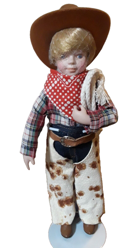 VINTAGE AVON CHILDHOOD DREAMS HOWDY PARTNER COWGIRL PORCELAIN DOLL | eBay