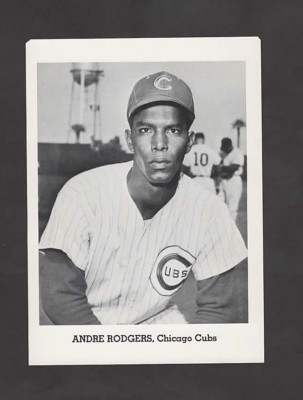1962-65 Jay Publishing Photo Type 2 ANDRE RODGERS (portrait, Cubs ...
